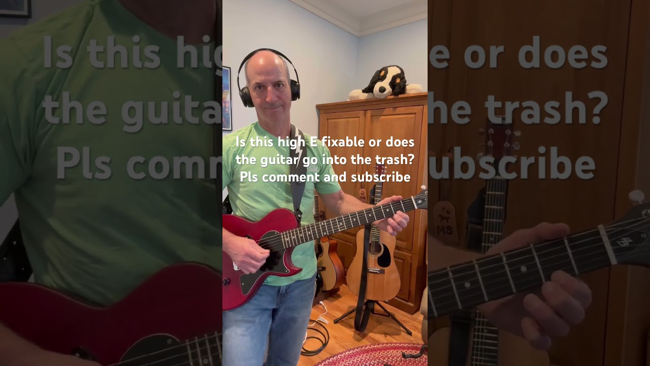 Fixable or not? Pls comment and subscribe. #guitarsetup #guitar #chords #music #guitarlesson