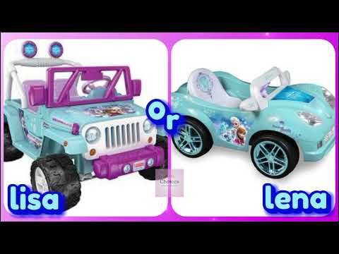 Invigorating cute frozen acessories/Lisa or Lena #frozen #choose