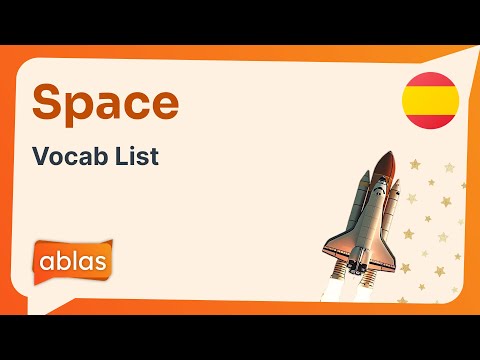 Space | Spanish Vocabulary List
