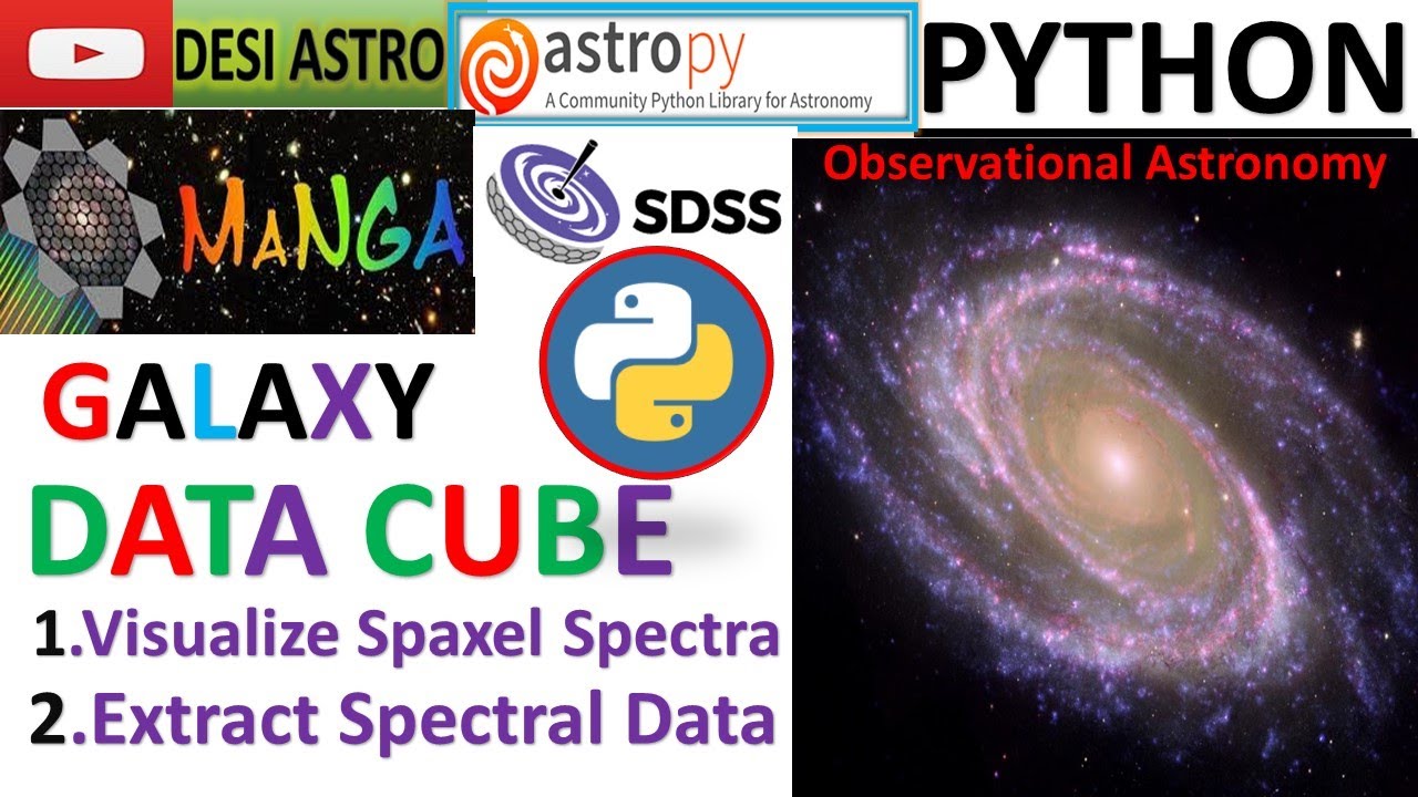 DATA CUBE-2: ASTROPY PYTHON| READ FITS DATA CUBE FILE| PYTHON FOR ASTRONOMY| HANDLING FITS FILE
