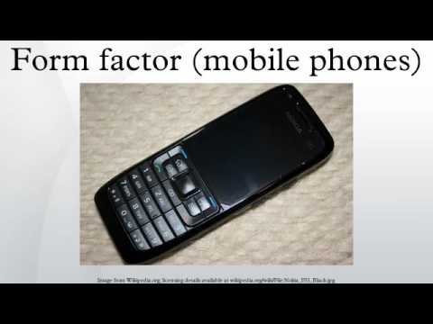 Form factor (mobile phones)