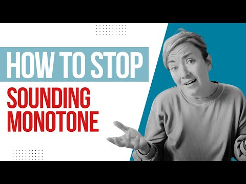 How To Stop Sounding Monotone | Rebecca Martin Coaching