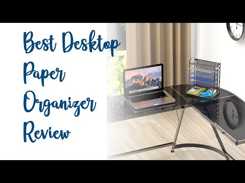 Best Desktop Paper Organizer Review - Desk Tray Sorter Letter Filing Holder Office