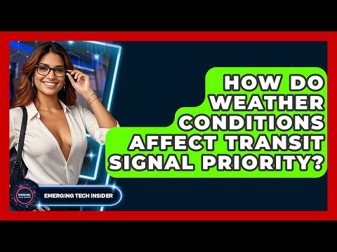 How Do Weather Conditions Affect Transit Signal Priority? - Emerging Tech Insider