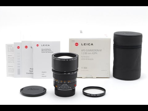 [A Top Mint] Leica APO-SUMMICRON-M 90mm f/2 ASPH. E55 Lens 11884 Box JAPAN 9530