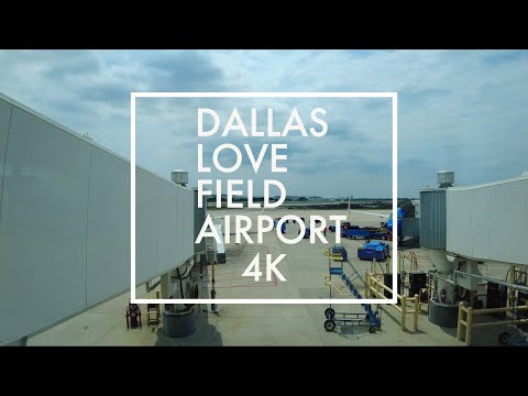 Walking through Dallas Love Field Airport | 4K Walking Tour
