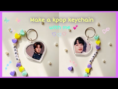 Make a kpop keychain with me (stray kids edition) #youtubeshorts