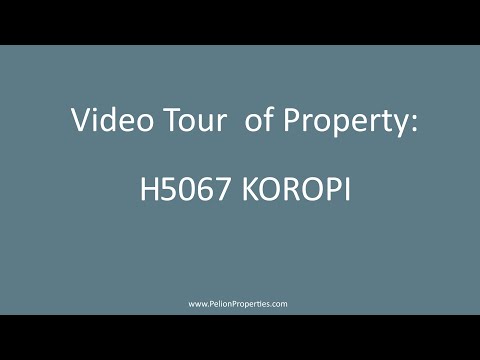 Video Tour of Property: H5067 KOROPI