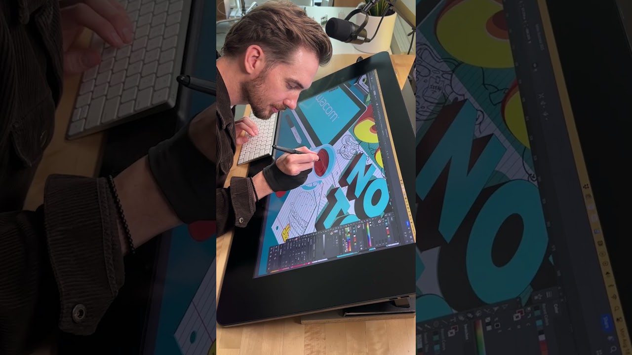 Tyler's most detailed vector illustration yet.... #madewithwacom