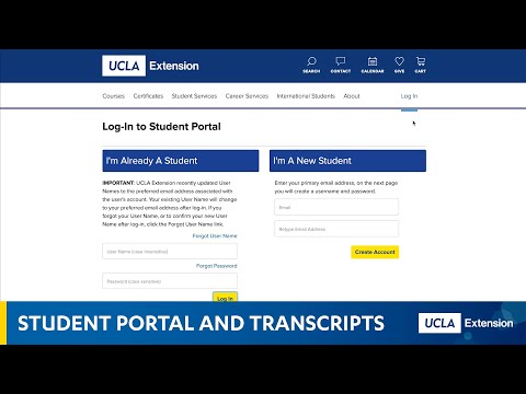 Student Orientation: Student Portal