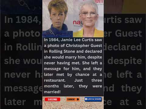 "Jamie Lee Curtis and Christopher Guest: A Love Story Sparked by a Magazine Photo."
