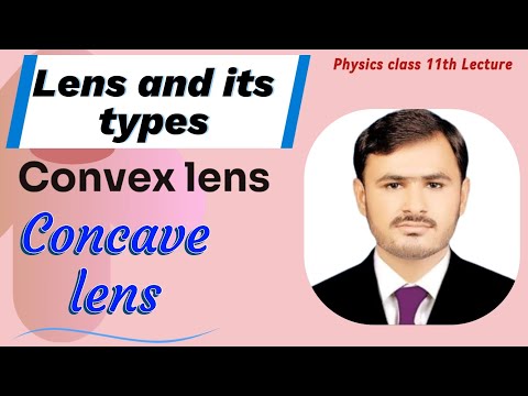Lens and its types_Lens and Types of lens_Concave lens_Convex lens_physics class 11 lecture in Urdu