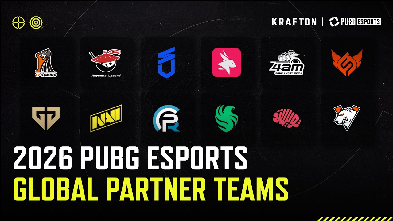 2026 Global Partner Teams: PUBG Esports