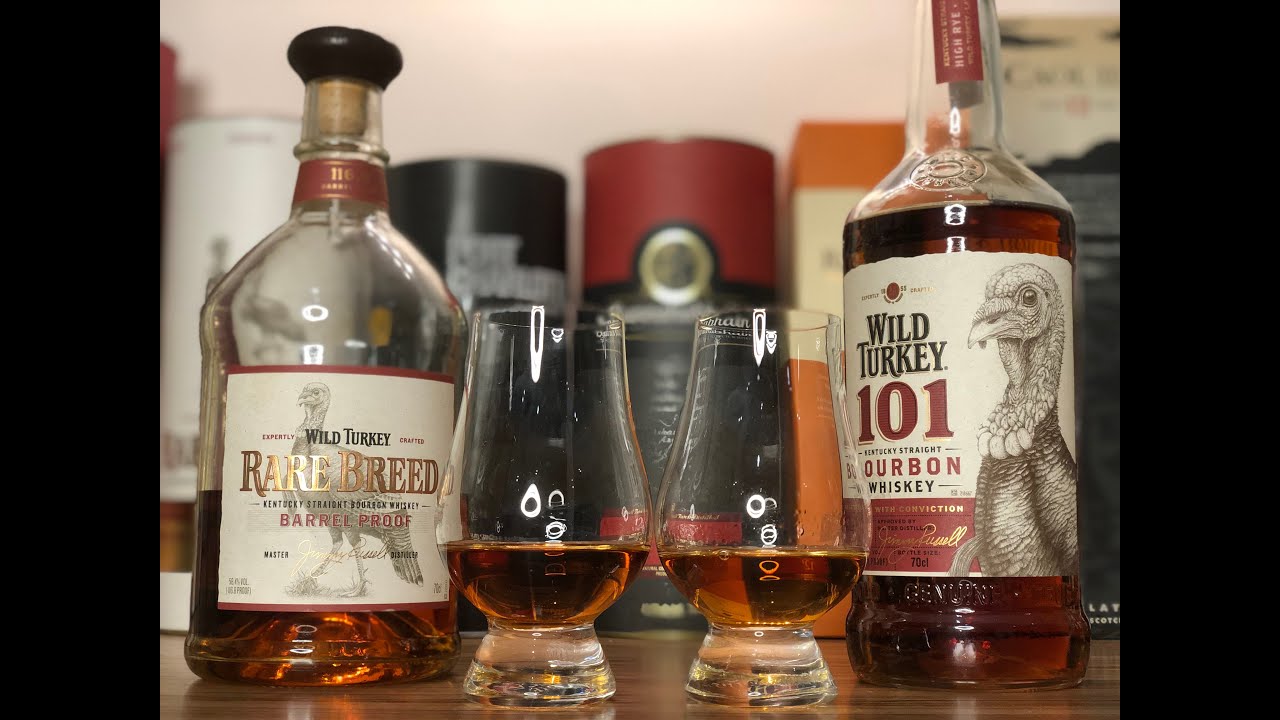 Wild Turkey Rare Breed VS Wild Turkey 101!!  Whisky Review and Comparison