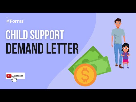 Child Support Demand Letter, EXPLAINED