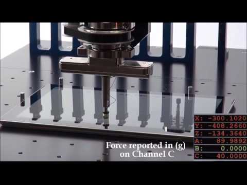 Robotic Touch Tester Tests Force on a Touch Screen : Tactile Automation