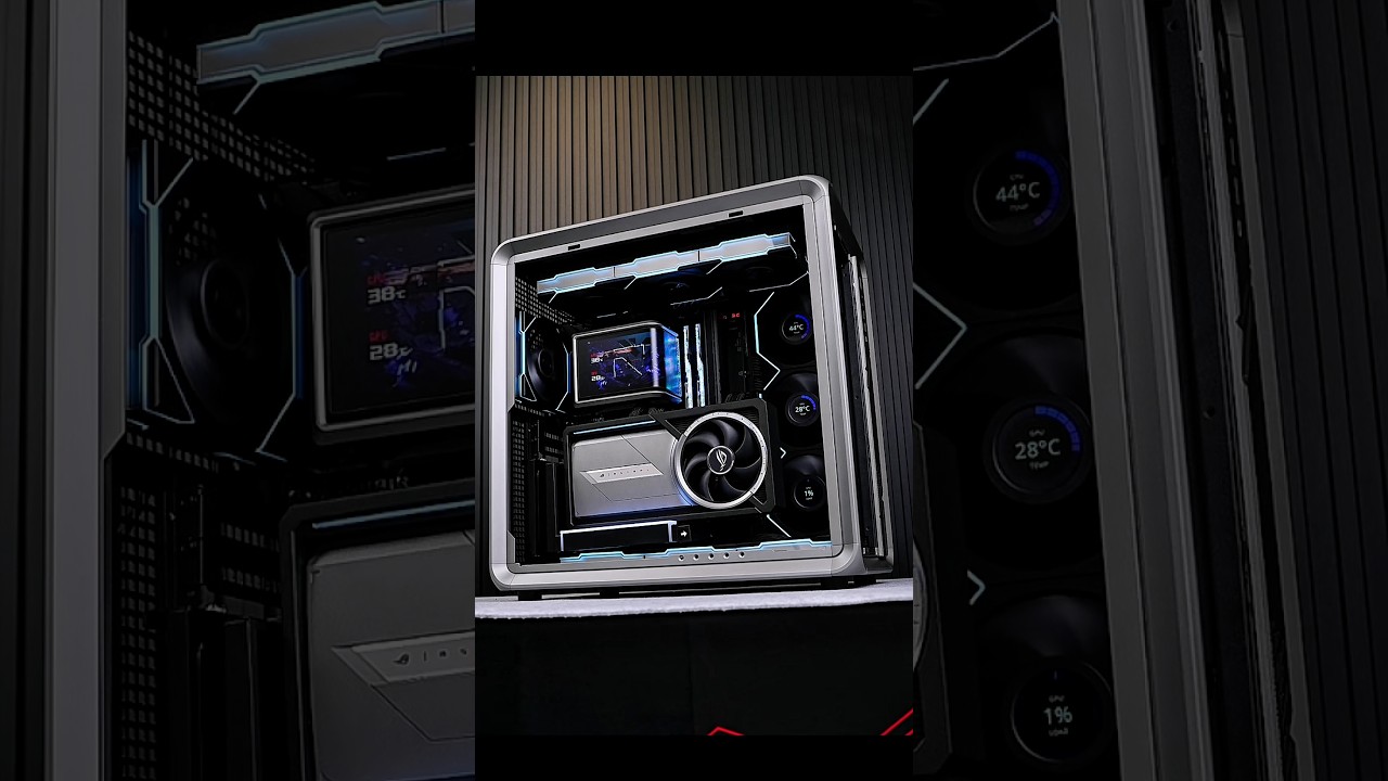 Dream Gaming PC Build 2025😱Ryzen 9950X3D + RTX 5090🤑Water Cooled BEAST🌍#pcbuild #gamingpc #asmr #rtx