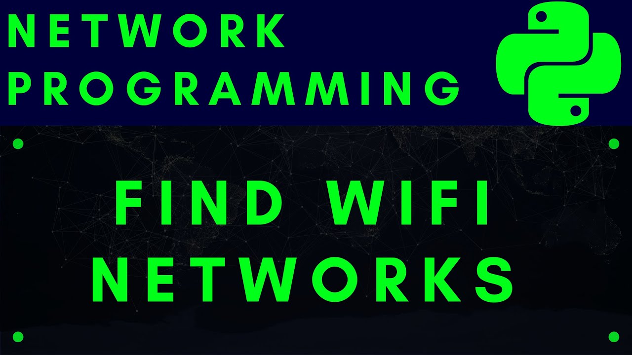 Python Network Programming #4: Find Available WiFi Networks Using CLI and PYTHON