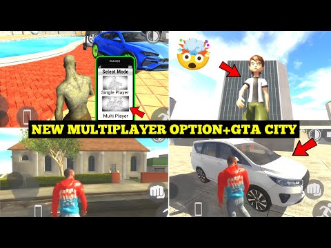 Finally Multiplayer Option in Indian Bike Driving 3D 🤯🔥| New Character+GTA 5 City 😍| Harsh in Game