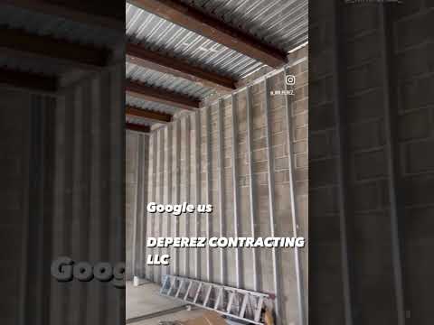 Metal stud framing #drywall #realestate #renovation #commercialrealestate