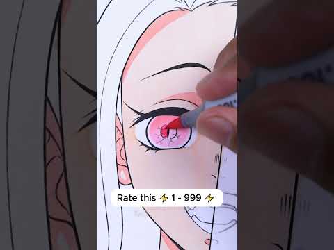 Drawing Nezuko Kamado ???? 1 hour vs 10 hours ???? || Part 1 #shorts #nezuko #demonslayer