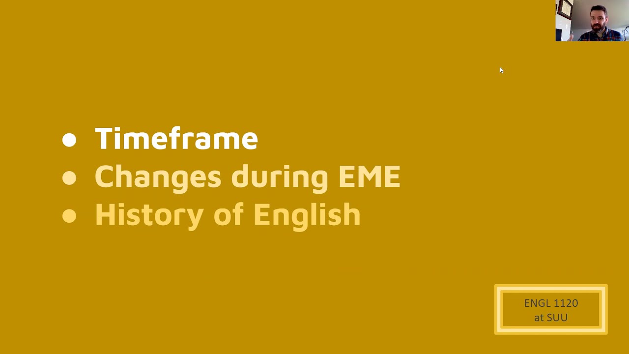 ENGL 1120 Overview of Early Modern English