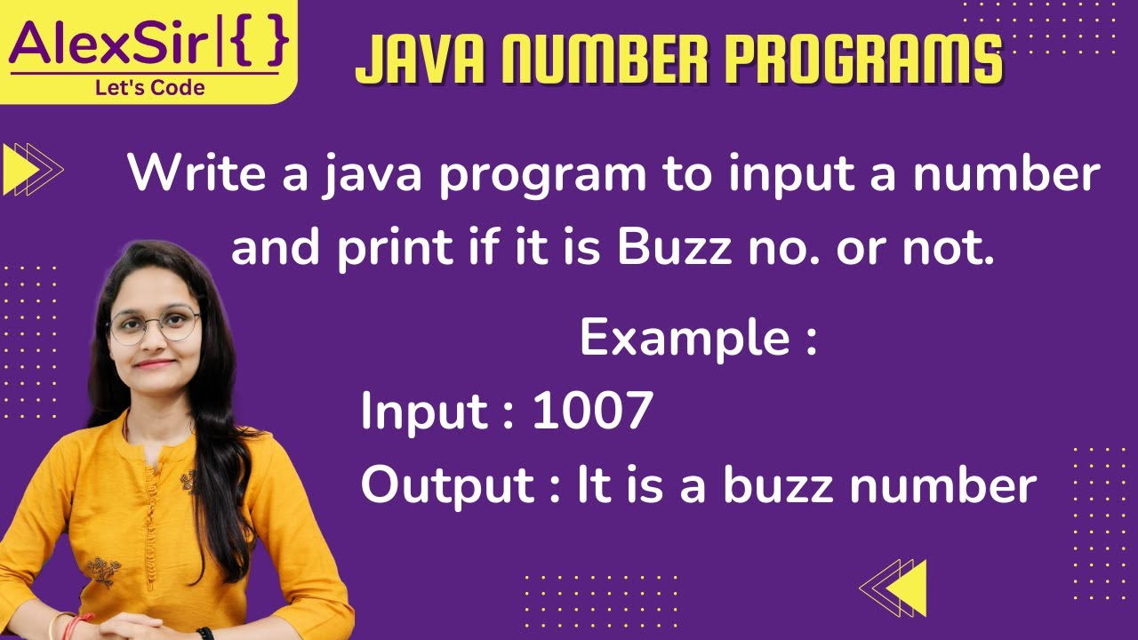 Program to print whether the number is buzz number in Java | ICSE 9 AND 10