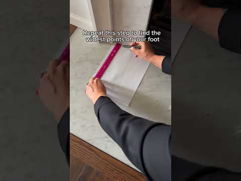 How to Measure Foot Length & Width for Carets