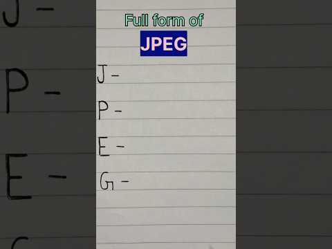 JPEG Full form #fullform #jpeg #fullforminhindi #fullforms #writingskills #writingtips #gkfullform