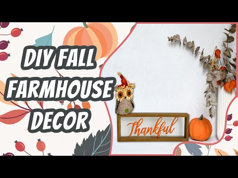 How To Decorate Using Metal Words From Dollar Tree | DIY Fall Home Decor | Easy Dollar Tree DIYs