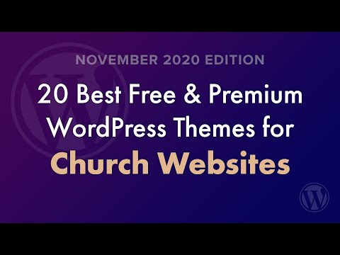 20 Best WordPress Themes for Church Websites - November 2020 Edition