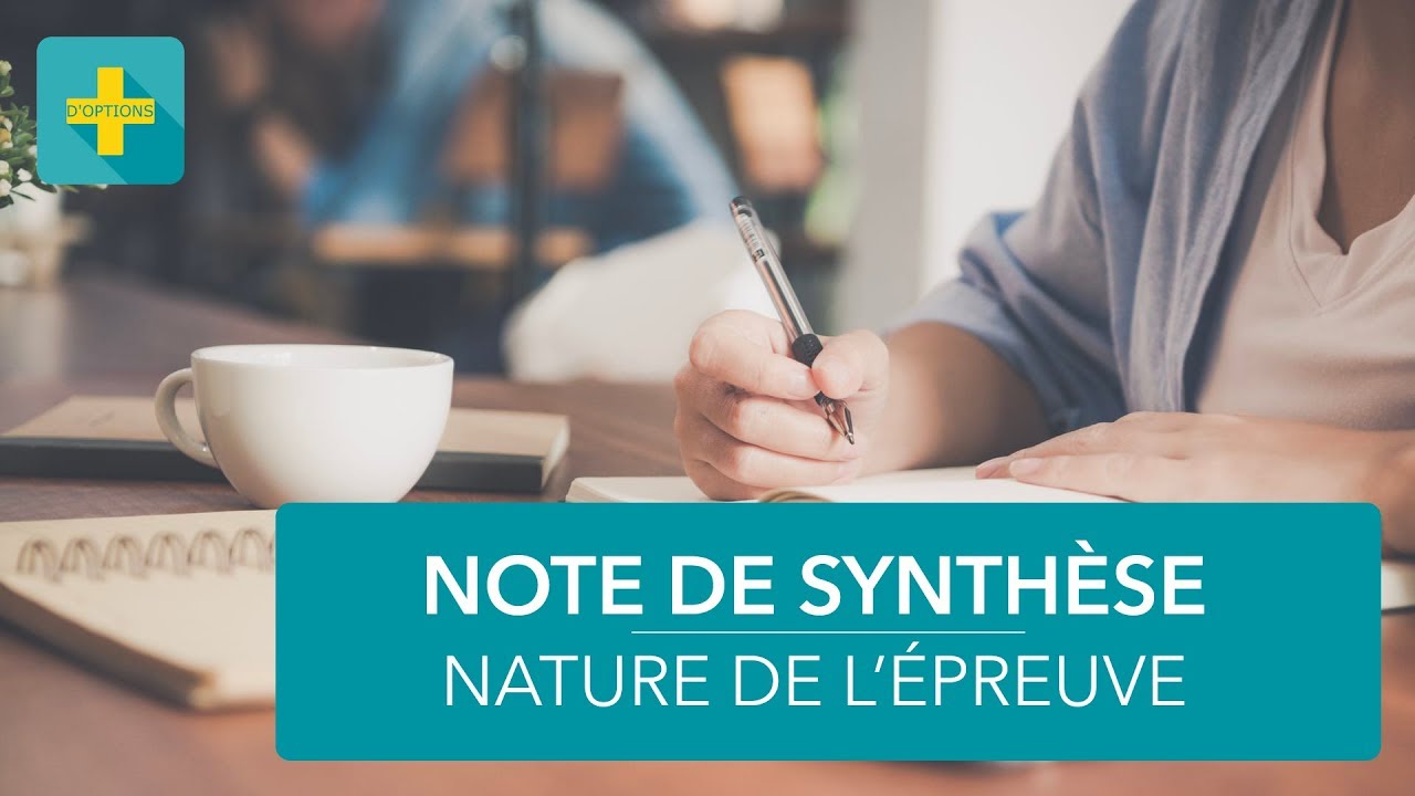 Note de synthèse #1 Présentation de l'épreuve