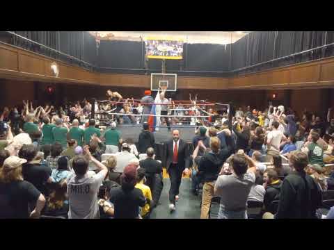 Burlington, VT 2024 WOH wrestling - Big Trouble Ben Bishop comes to WOH wrestling