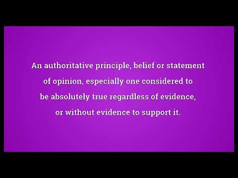 Dogma Meaning