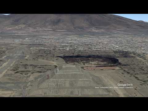 Pyramid of the Sun- Teotihuacan - Created with Google Earth Studio (wide)