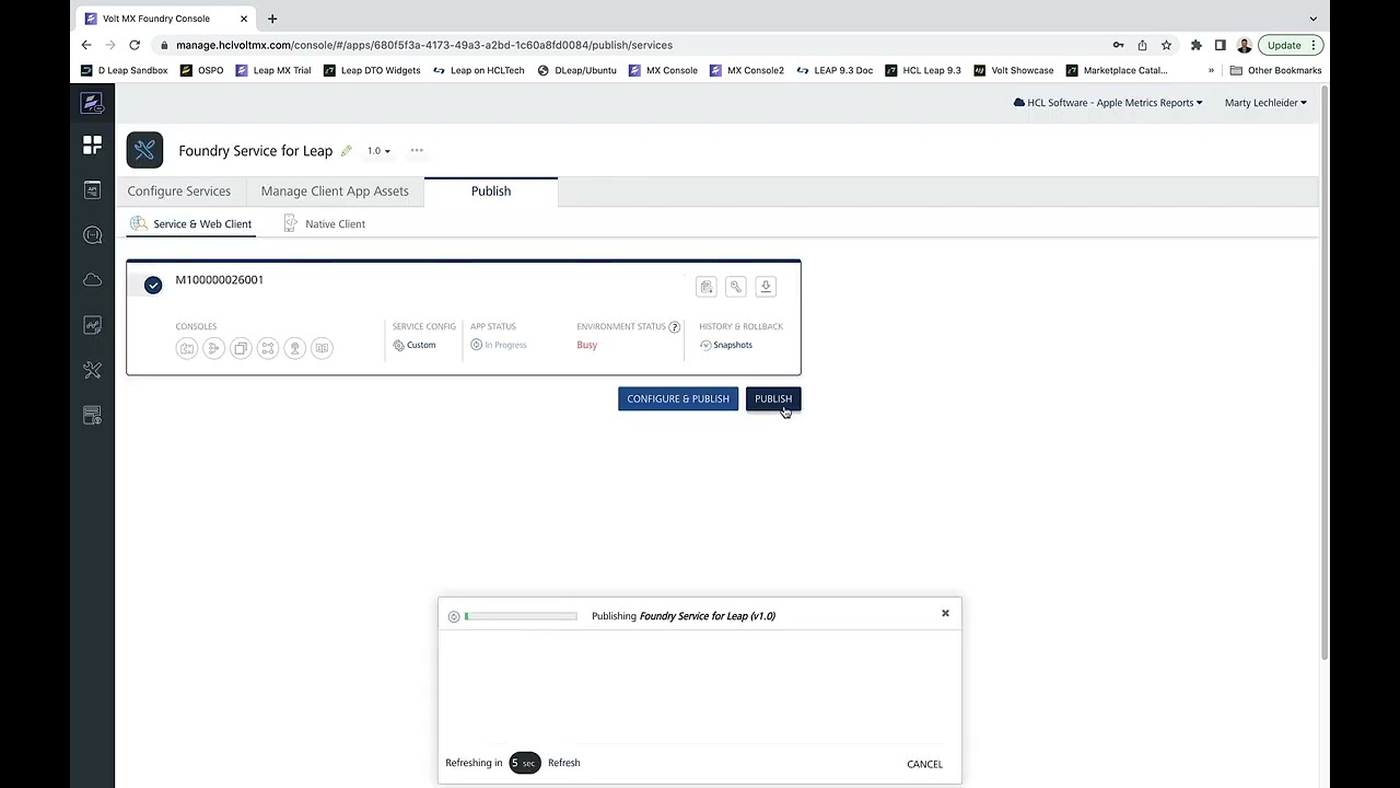 Volt MX Tutorial: Using Foundry Integrations in Leap