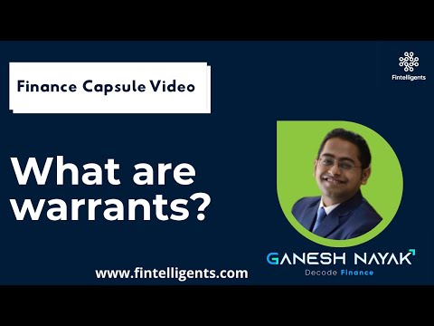 What are warrants ? | Finance Concept Videos