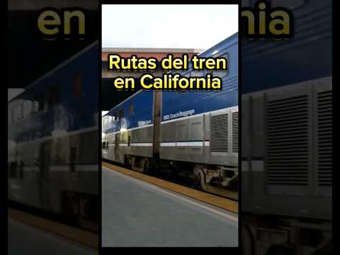 Esta es la ruta del tren al sur de california, son eficientes. #california #train #trencalifornia