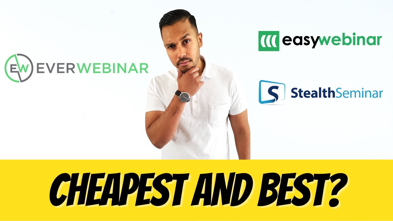Everwebinar Pricing Plans: Cost and Value Vs EasyWebinar & Stealth Seminar