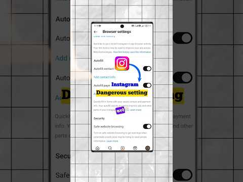 Instagram secret setting Instagram Khufiya setting, Instagram dangerous setting 2024