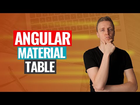 Angular Material Table - With Sorting and API Data