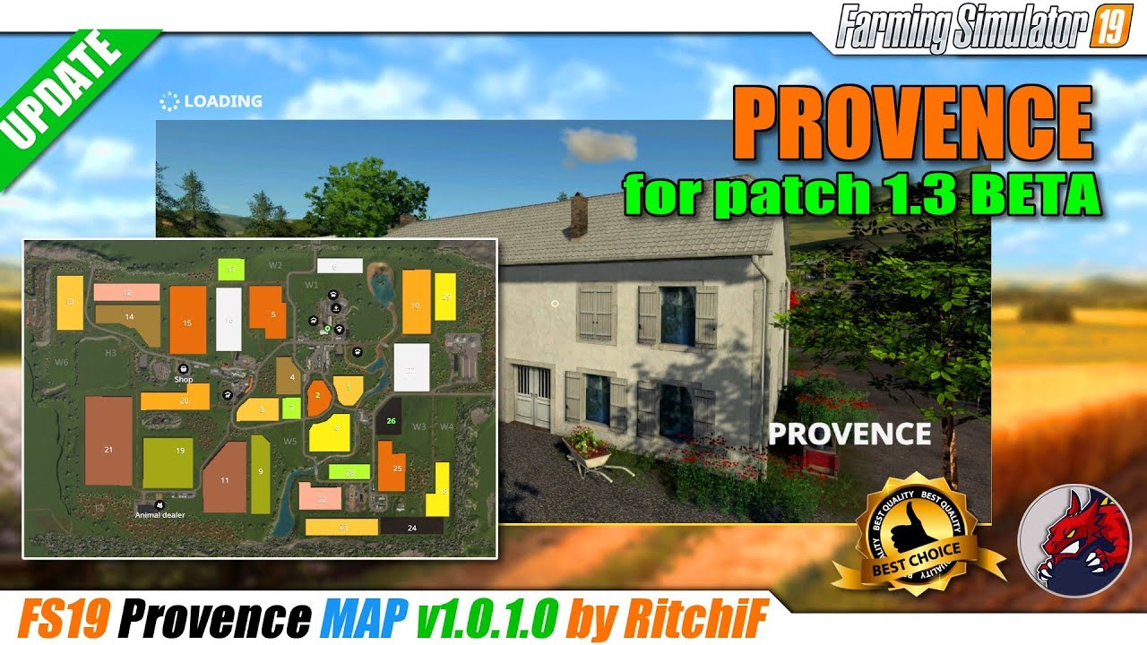 PROVENCE Map v 1.0.3 - FS 19
