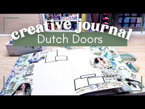 Creative Journal Setup April 2025 [Unique Dutch Door Spread]