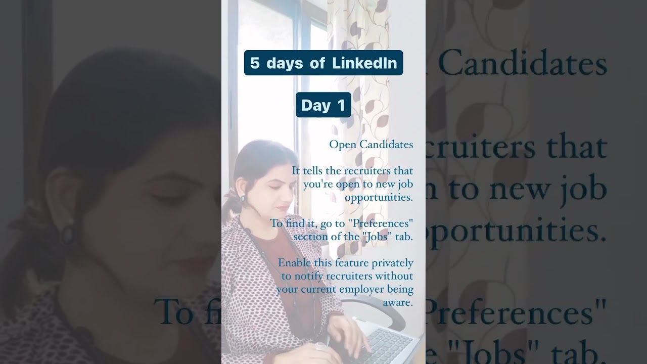 Day 1 of 5 days of LinkedIn