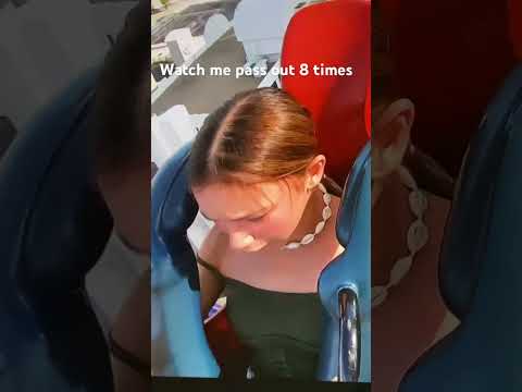 Passing out on roller coaster slingshot ride Gold Coast