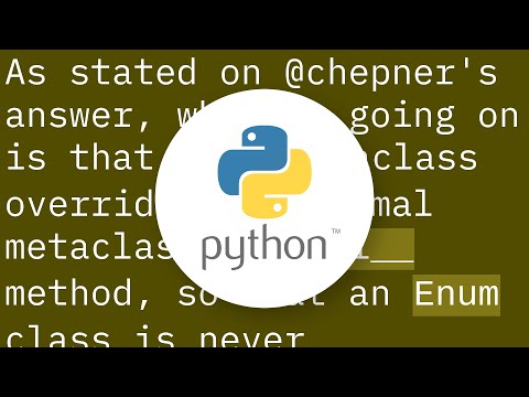 Abstract Enum Class using ABCMeta and EnumMeta