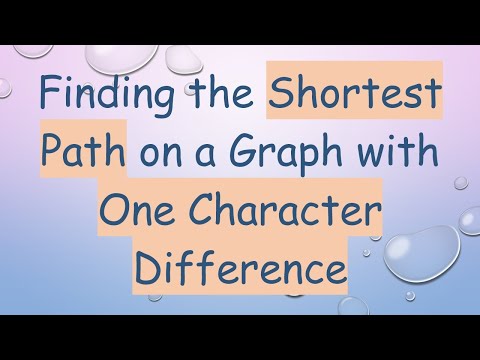Finding the Shortest Path on a Graph with One Character Difference