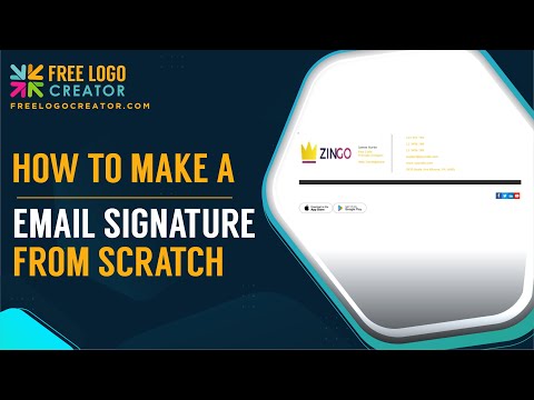 Create A Professional E-Mail Signature FOR FREE!
