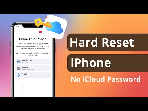 [2 Ways] How to Hard Reset iPhone without iCloud Password 2025