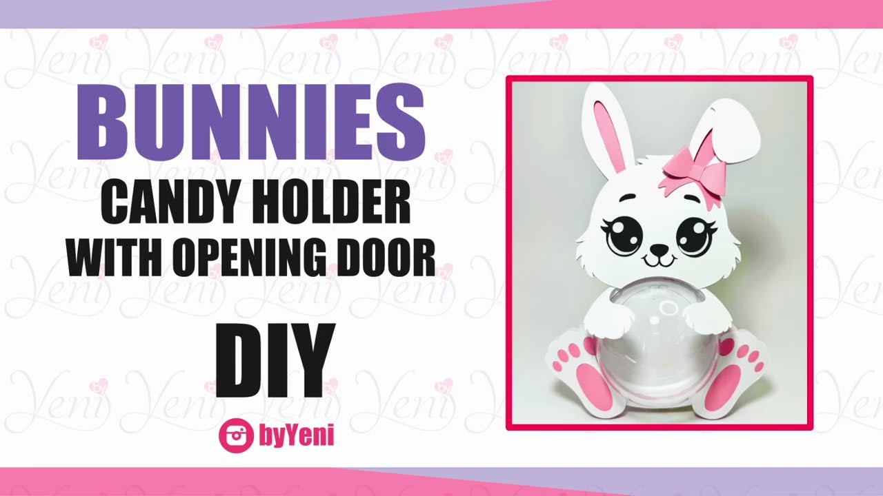 Bunnies candy holders with Opening Door - byYeni